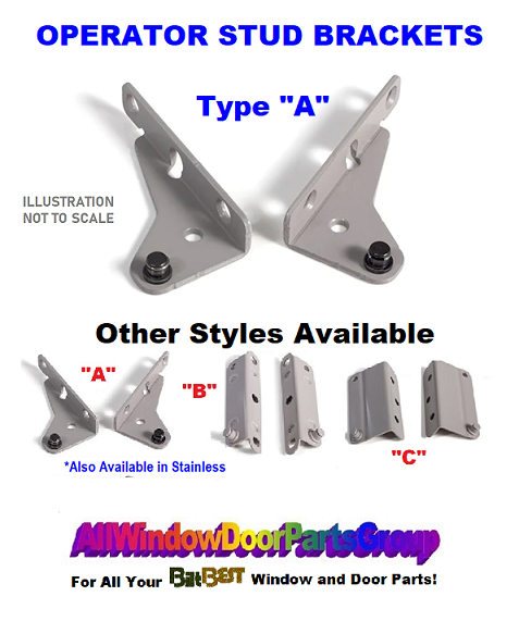Casement Window Parts | Operator Stud Bracket | Type "A" | BiltBest ...