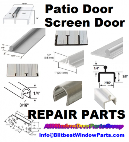 Old PGT Guardian Sliding Glass Patio Door Repair Parts | BiltBest ...