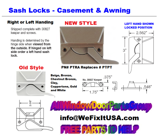 Awning Window Hardware | BiltBest Window Parts